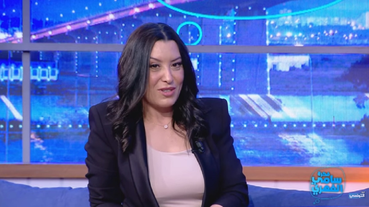 Saoussen Jemni sur le tournage de Fallouja - Polture