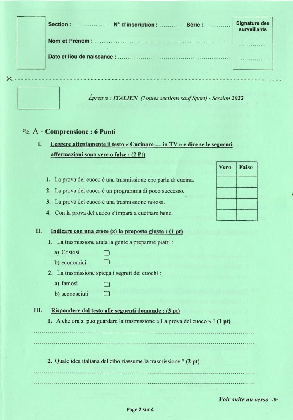 Bac Maths 2022 : Toutes les épreuves de la session principale - Polture