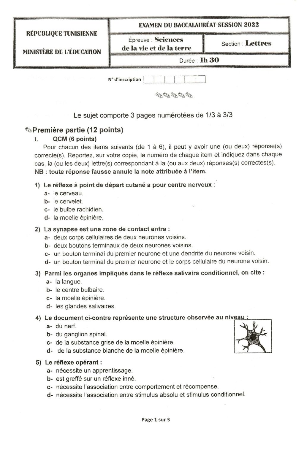 Bac Lettres 2022 - Session principale : Toutes les épreuves - Polture