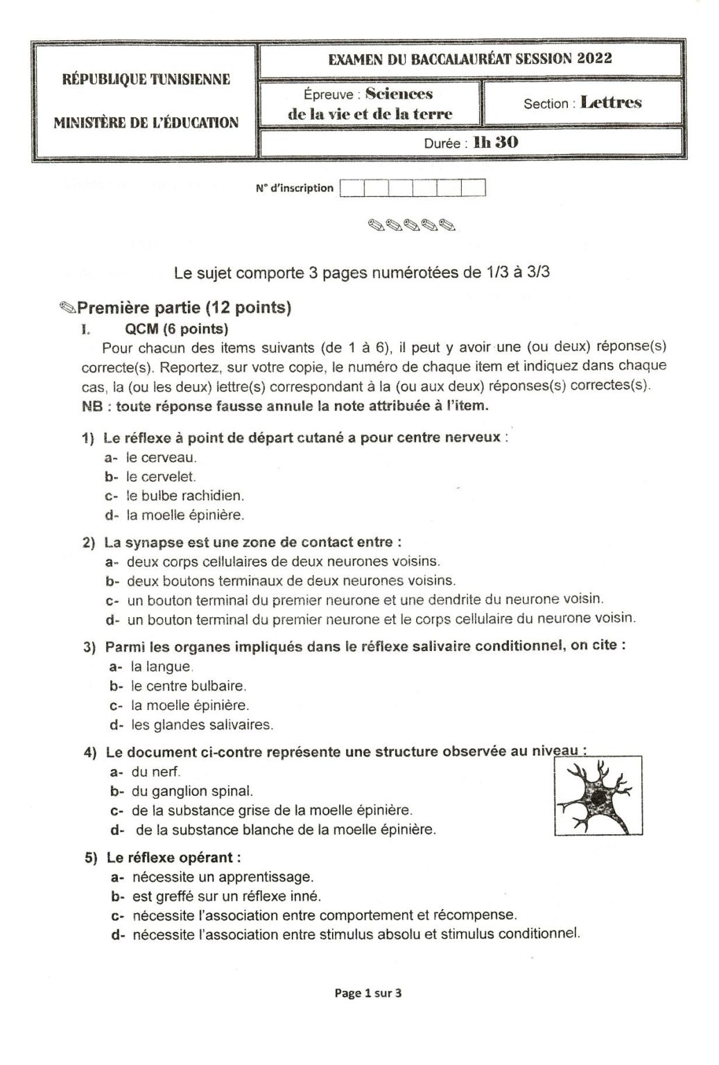 Bac Lettres 2022 - Session principale : Toutes les épreuves - Polture