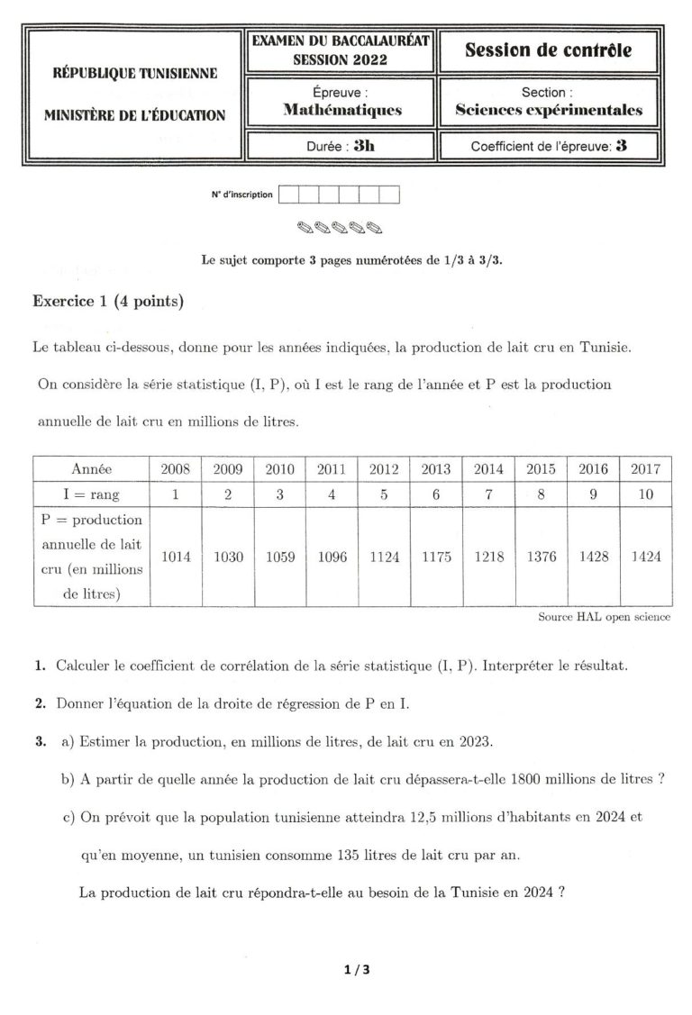 Bac sciences expérimentales 2022 : toutes les épreuves de la session de ...