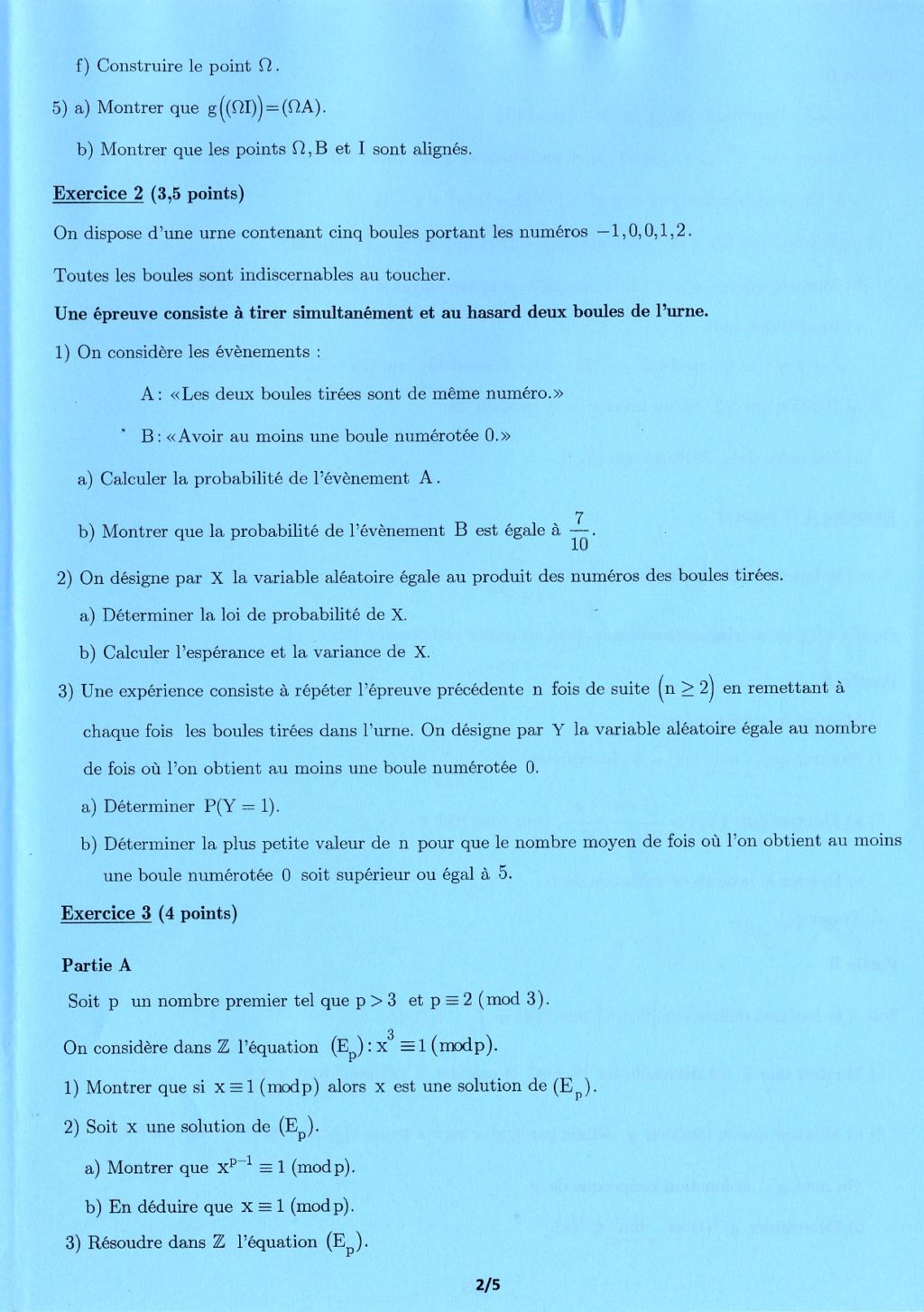 Bac Maths 2022 : Toutes les épreuves de la session de contrôle - Polture