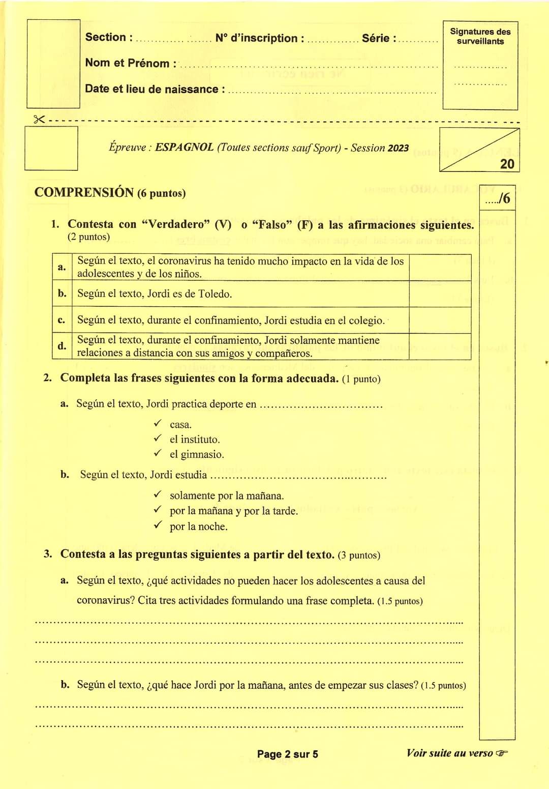 Bac 2023 : Toutes les épreuves du Bac Sciences Techniques (session ...
