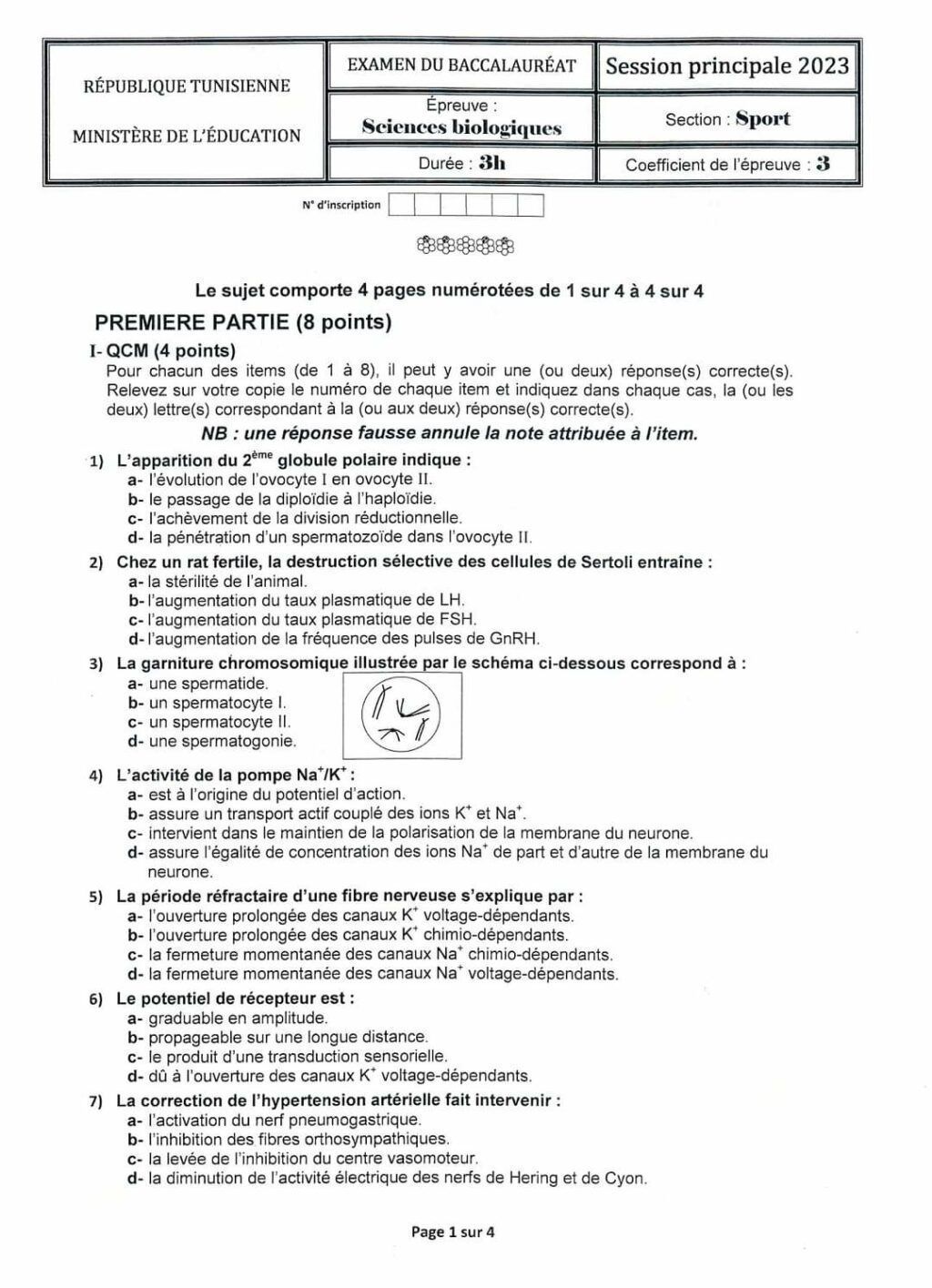Bac 2023 : Toutes les épreuves du Bac Sport (session principale) - Polture
