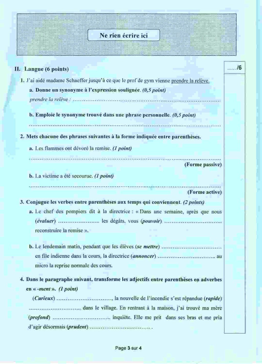 Brevet 2023 : Toutes les épreuves de la 9ème année (Général) - Polture