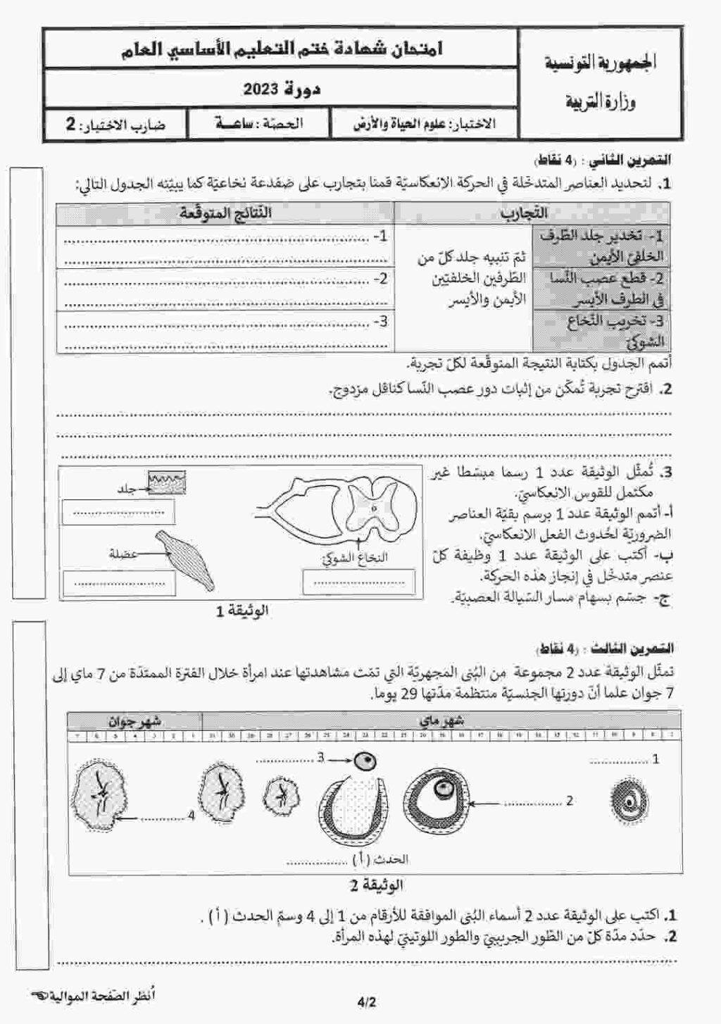 Brevet 2023 : Toutes les épreuves de la 9ème année (Général) - Polture