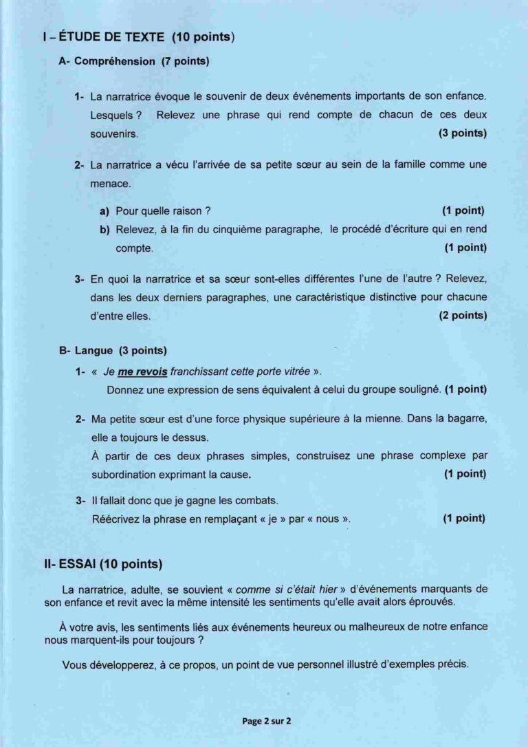 Session de contrôle 2023 : toutes les épreuves du Bac Sciences ...