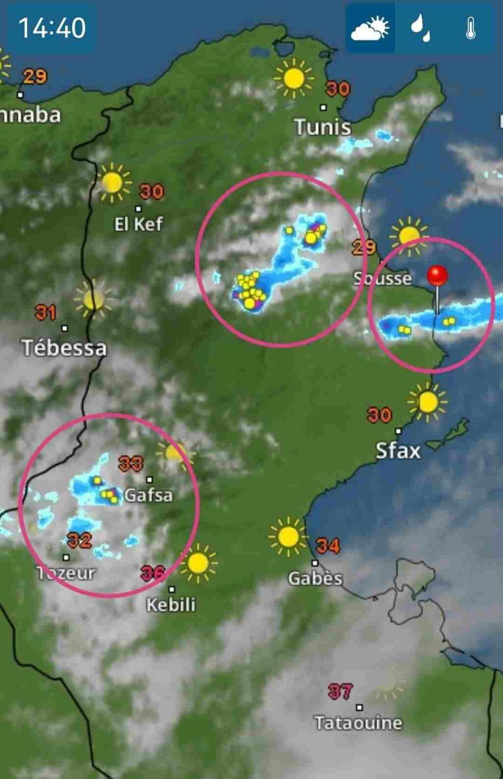 Des précipitations automnales arrosent plusieurs régions de Tunisie ...