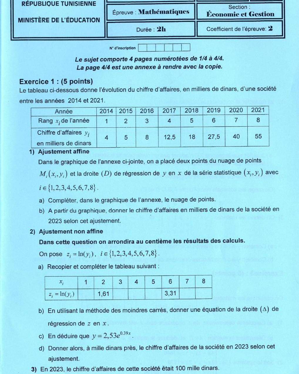 Bac 2024 : Toutes les épreuves de la section Économie Gestion (session ...