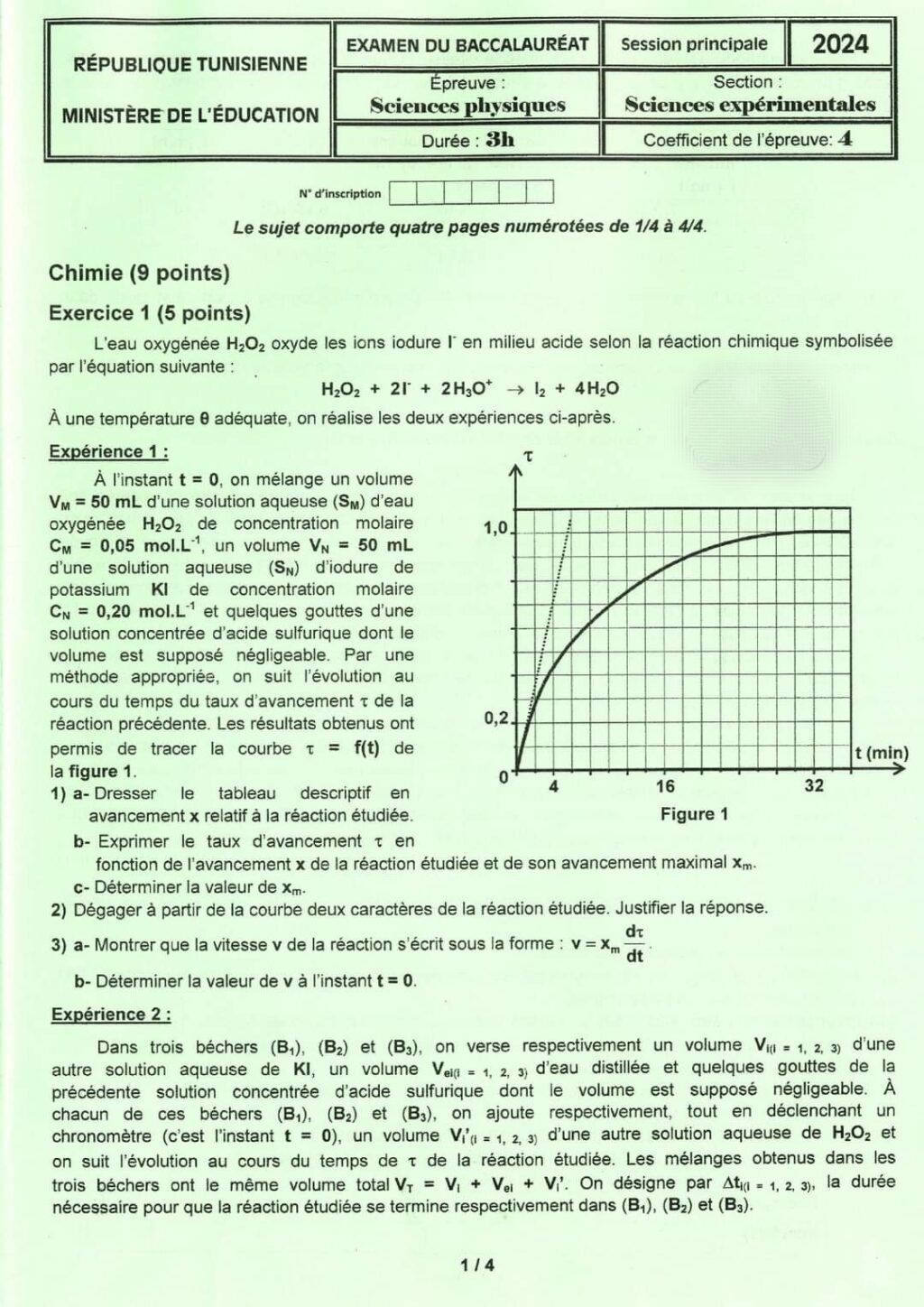 Bac 2024 : Toutes les épreuves de la section Sciences Expérimentales ...